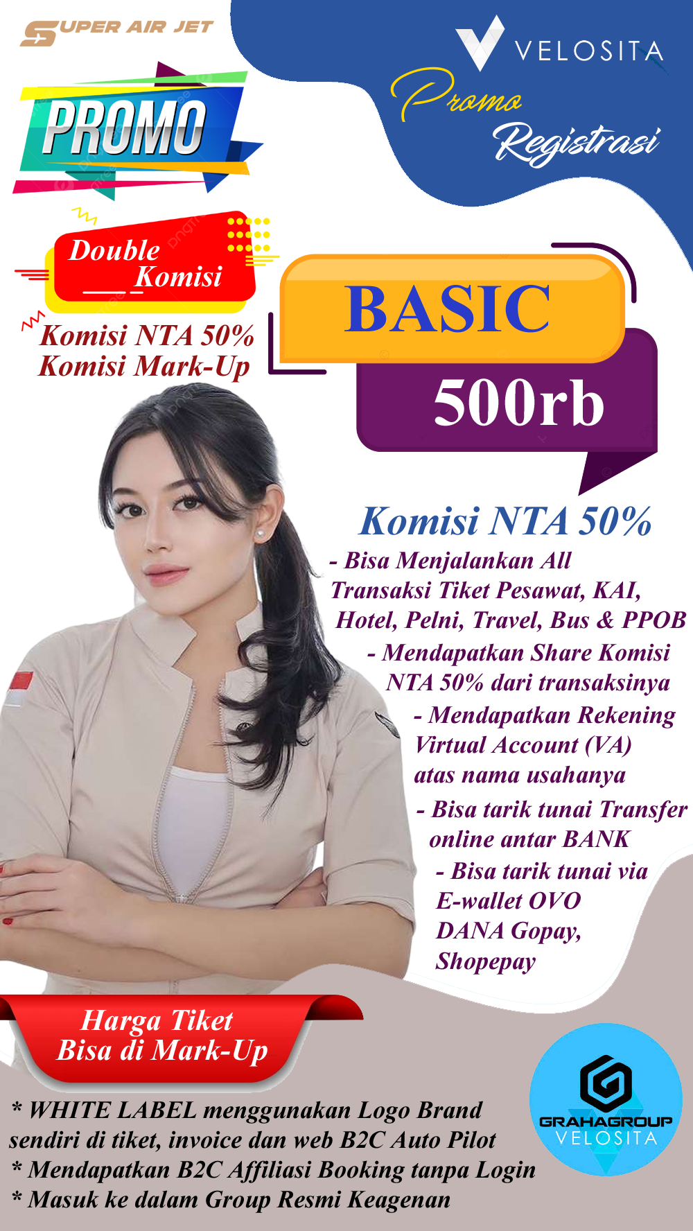 PAKET KEAGENAN – Velosita – Bisnis Agen Tiket Online